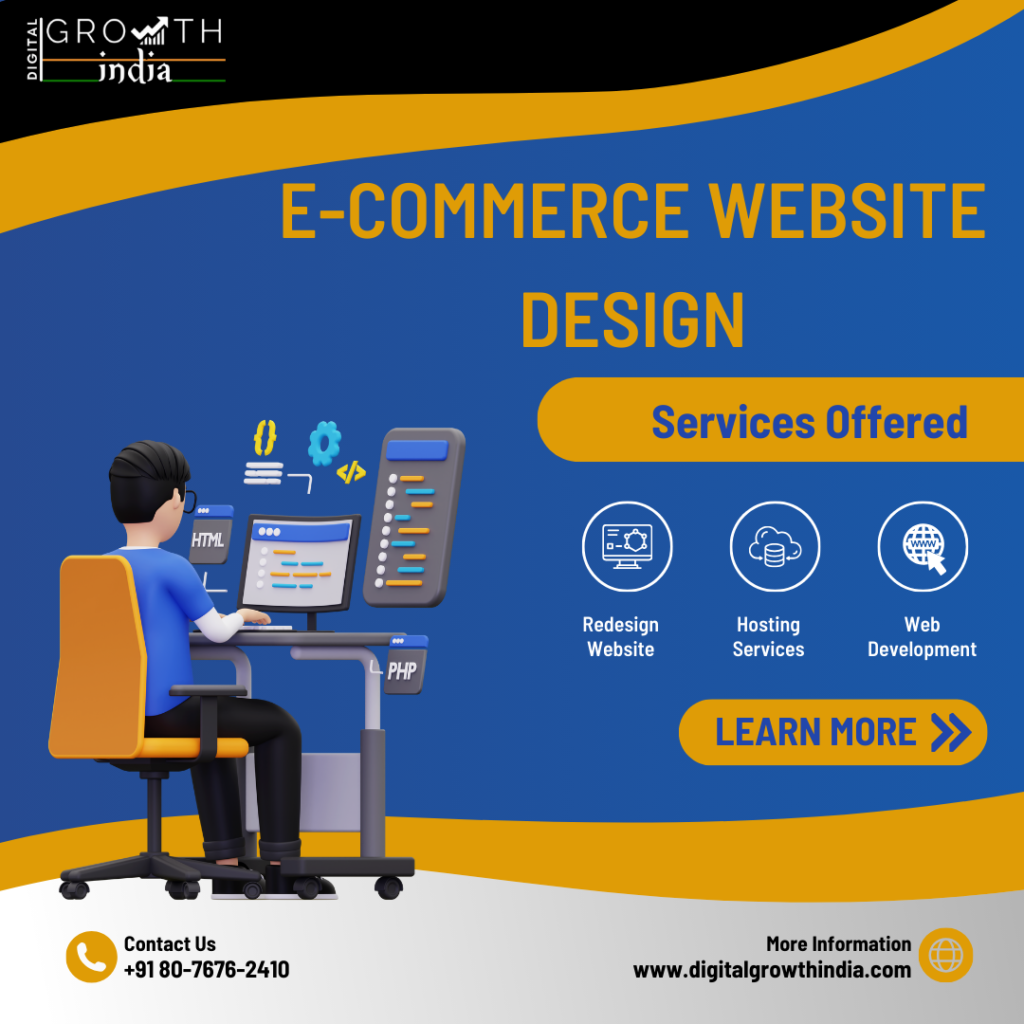 E-Commerce Website Design Service - Digital Growth India
